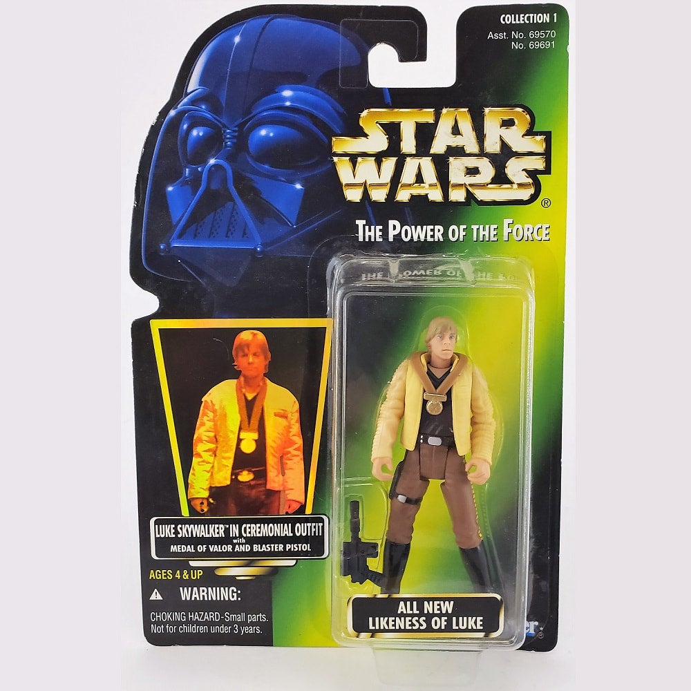 Luke Skywalker In Ceremonial Outfit (With Medal of Valor and Blaster ...
