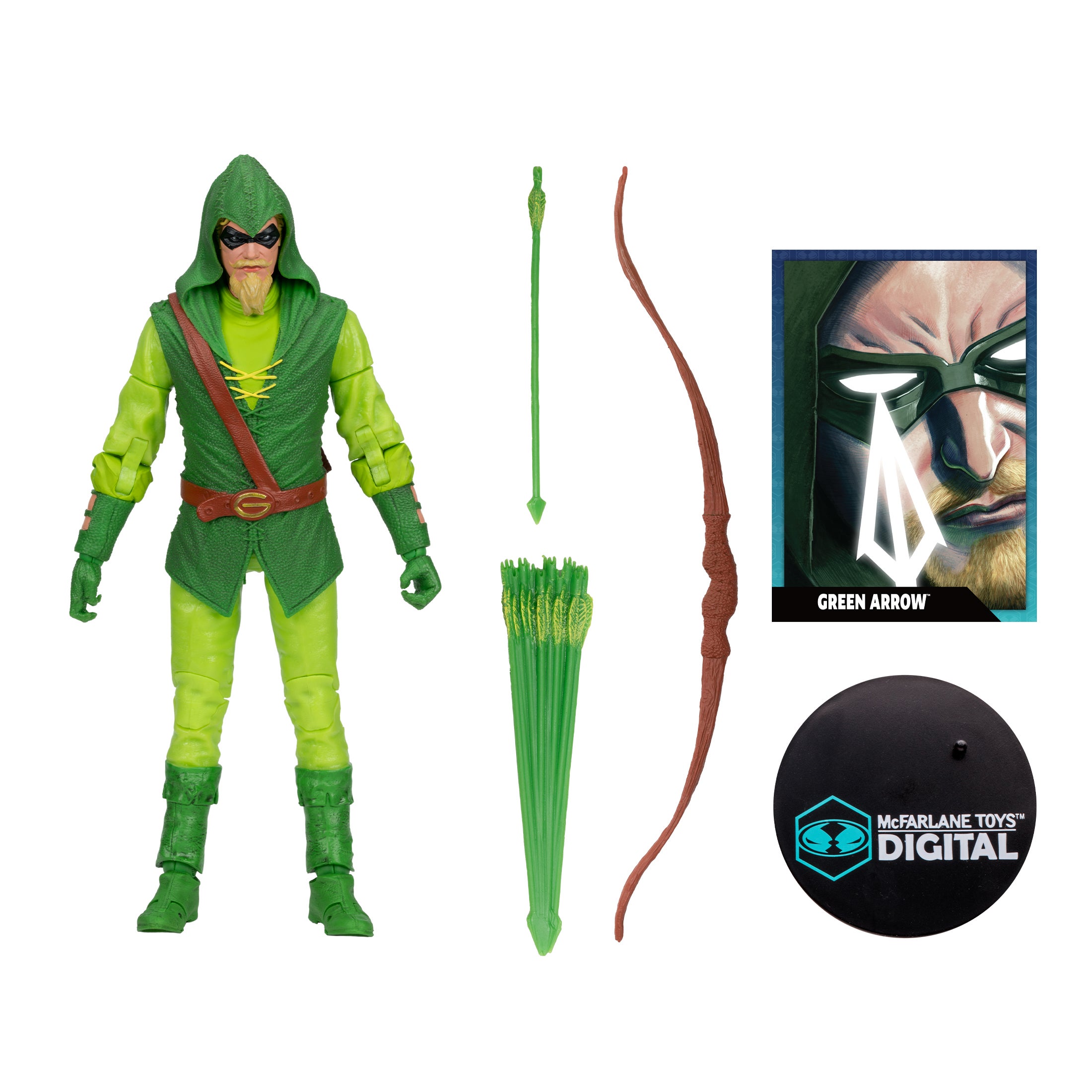 Dc Direct Classic Green Arrow Action Figure Lootz Collectibles